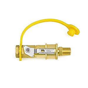 GASPRO Low Pressure Propane Quick Connect Fittings Kit - 1/4 Inch LP Gas Connections for Easy RV and Camping Propane Systems Integration