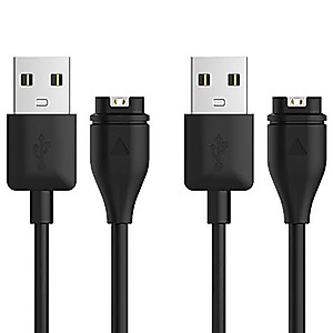 Charging Cable Compatible with Garmin Venu 2/Venu 2 Plus/Venu 2S/Venu Sq/Venu Sq 2/Venu Smartwatch, 2Pack Replacement USB Charging Charger Cord for Venu 2 Smart Watch