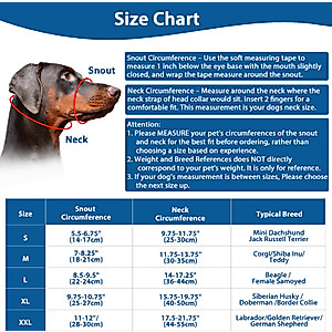 BARKLESS Soft Dog Head Collar, No Pull Training Tool for Small Medium Large Dogs on Walks, Gentle Training Collar and Control for Heavy Pullers, Includes A Training Guide