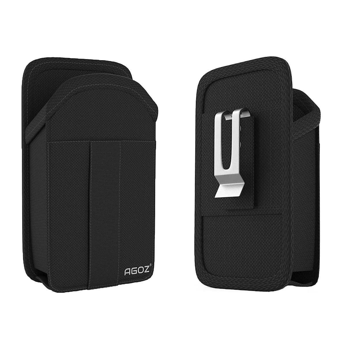 Agoz Zebra TC51 TC56 Scanner Holster, Rugged Carrying Case Pouch for Zebra TC51 TC52 TC56 TC57 TC20 TC21 TC25 TC26 MC40 MC45 Handheld Barcode Touch Mobile Computer,Cover with Metal Clip & Belt Loops