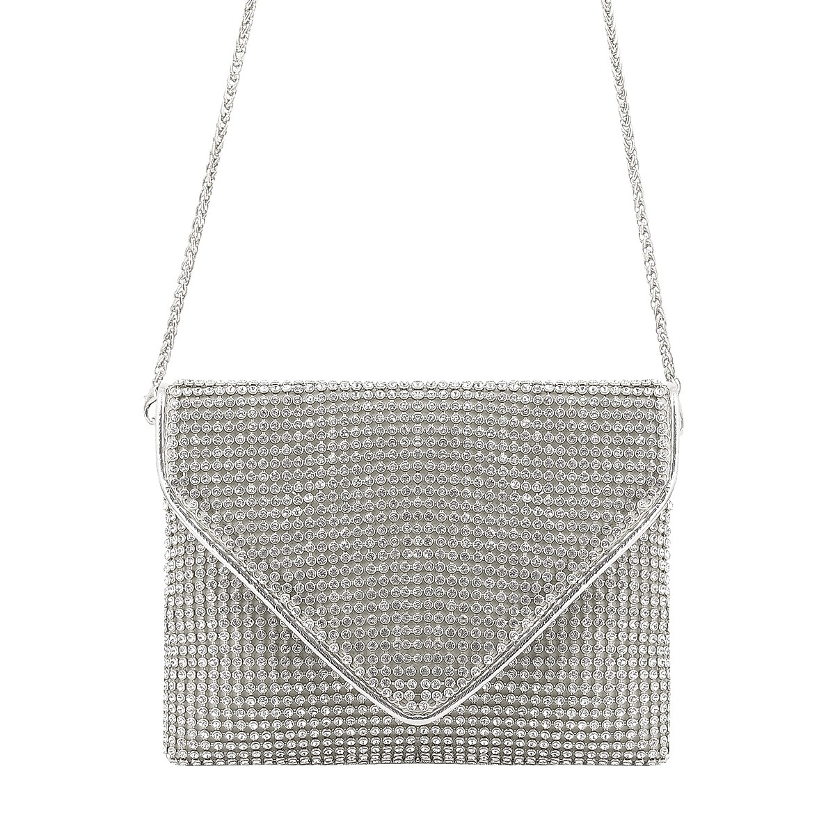 Naimo Bling Crystal Rhinestone Crossbody Bag Diamond Evening Clutch Envelope Handbag Cell Phone Purse for Party Prom