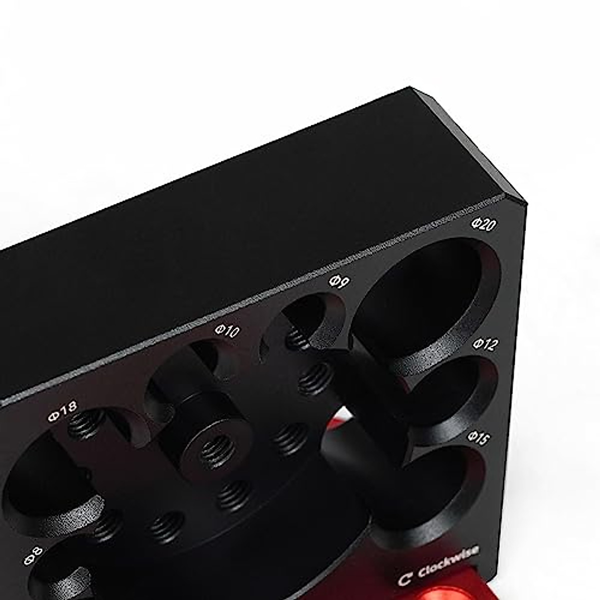 sikiwind Dowel Maker Jig Kit, Metric 8mm to 20mm Adjustable Dowel Maker, with Carbide Blade, Durable Electric Drill Milling Dowel Round Rod Auxiliary Tool Adapters for Sticks Woodworking