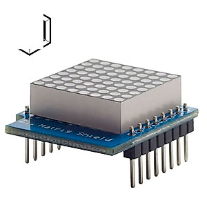 1PCS Matrix LED Shield V1.0.0 for WEMOS D1 Mini Digital Signal Output Controller Module 8 X 8 Dot Board Control