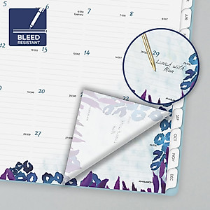 2022 Weekly & Monthly Appointment Book & Planner by AT-A-GLANCE, 8-1/2" x 11", Large, Wild Washes Teal (523-905)