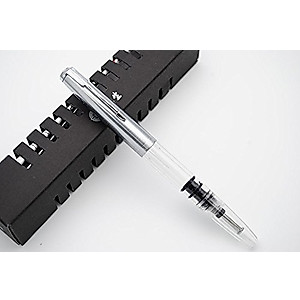 czxwyst 601 Steel Cap Vacumatic Fountain Pen (transparent-2)