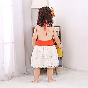 Baby Girls Princess Dress Costume Onesie Romper Bodysuit Halloween Christmas Dress Up (E66,18-24 Months)