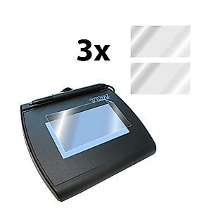 IPG for Topaz Signature Pads Screen Protector SigLite 755 Series T-LBK 755/T-LBK755SE-BHSB-R/T-LBK755-BHSB-R/T-LBK755SE-BBSB-R/T-LB 3 Units Screen Protection