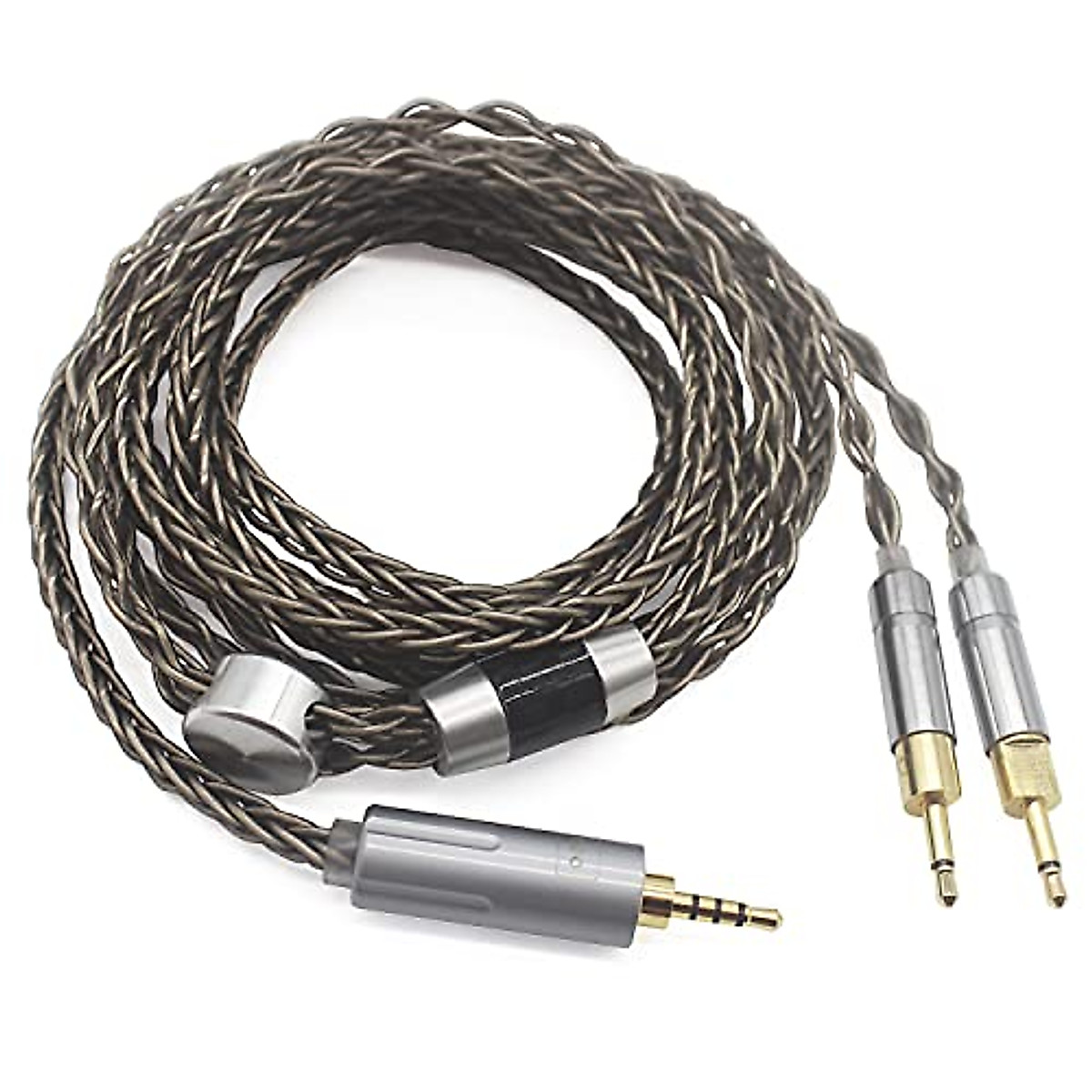 Youkamoo 2.5mm Balanced Headphone Cable Compatible for Sennheiser HD700 HD 700 Headphones 8 Core Silver Plated Replacement Audio Upgrade Cable