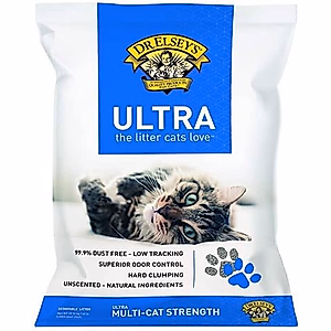 Dr.Elseys Feline Ultra Premium Clumping Cat Litter 40 Pound Bag