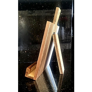 Marble and Acacia Bamboo Wood Recipe Book/Tablet Stand