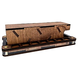 C4Labs Deluxe Walnut Dice Tray and Walnut Cthulhu Dice Tower Bundle