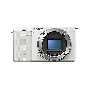 Sony Alpha ZV-E10 - APS-C Interchangeable Lens Mirrorless Vlog Camera - White