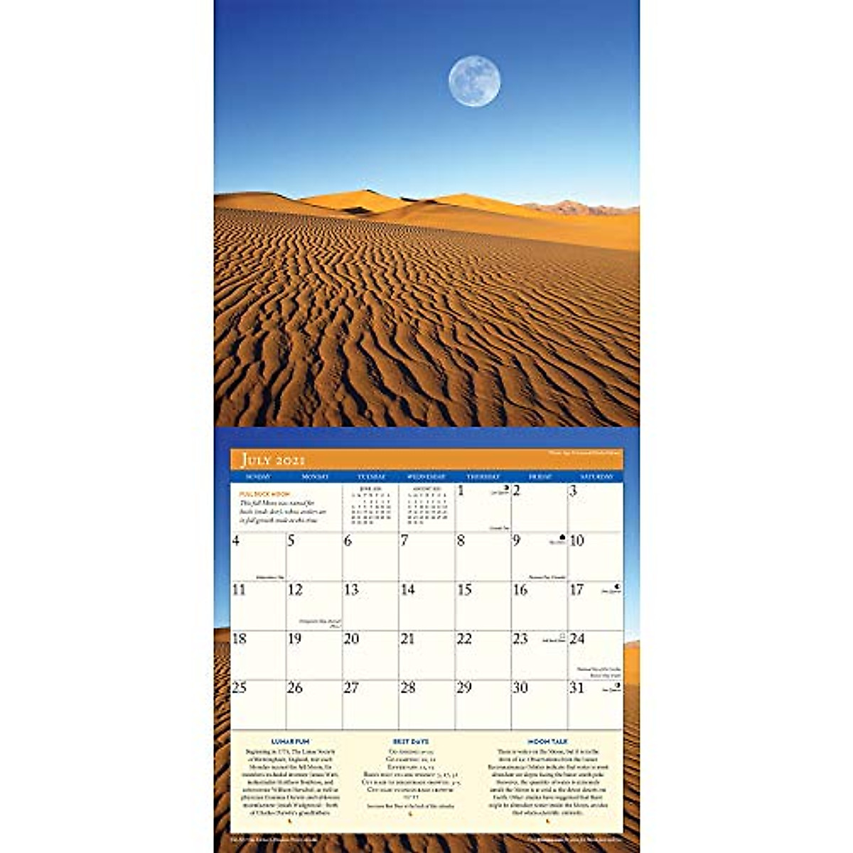 The 2021 Old Farmer's Almanac Moon Calendar
