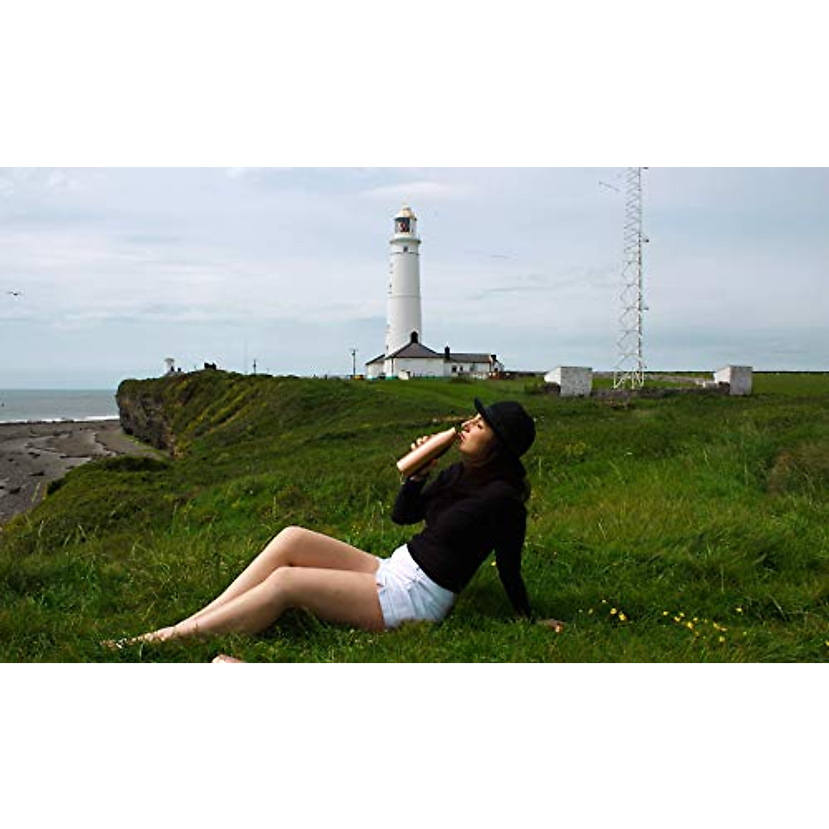 Copper Water Bottle - Kosdeg - 24oz - A Handcrafted Leak Proof Ayurvedic Pure Copper Vessel For Drinking- Drink More Water, Lower Your Sugar Intake and Enjoy The Health Benefits Immediately…