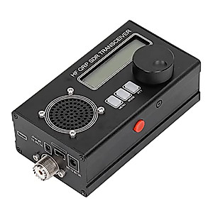 Shortwave Radio Transceiver, 8 Band Full Mode USDR SDR QRP Transceiver, USB/LSB/CW/AM/FM/DSP Modes, Aluminum Alloy, for Signal Reception