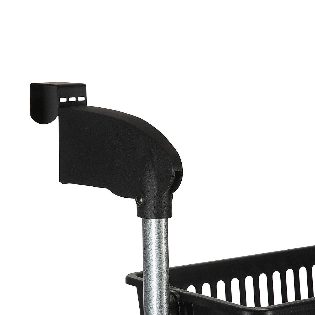 Organize It All Over The Door 2-Basket Hanging Storage With Bottom Bar Towel Hooks