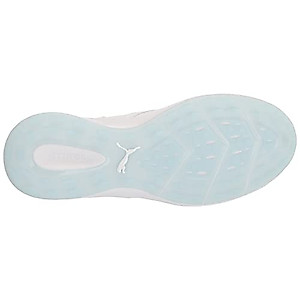 Puma Golf Women's IGNITE MALIBU WMNS Golf Shoe, PUMA White-PUMA Silver-Lucite, 9