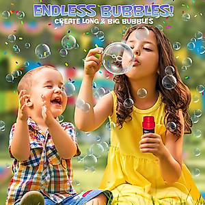 ArtCreativity Halloween Mini Bubble Bottles, Set of 24, Kids’ Bubble Toys with Wands and 2 Ounces of Fluid Each, Halloween Party Favors, Non-Candy Trick or Treat Supplies, 4 Designs