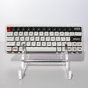 Keyboard Display Stand, Keyboard Container, Keyboard Shelf Keyboard Storage Stand, Transparent Acrylic Stand for Storage Three Mechanical Keyboard