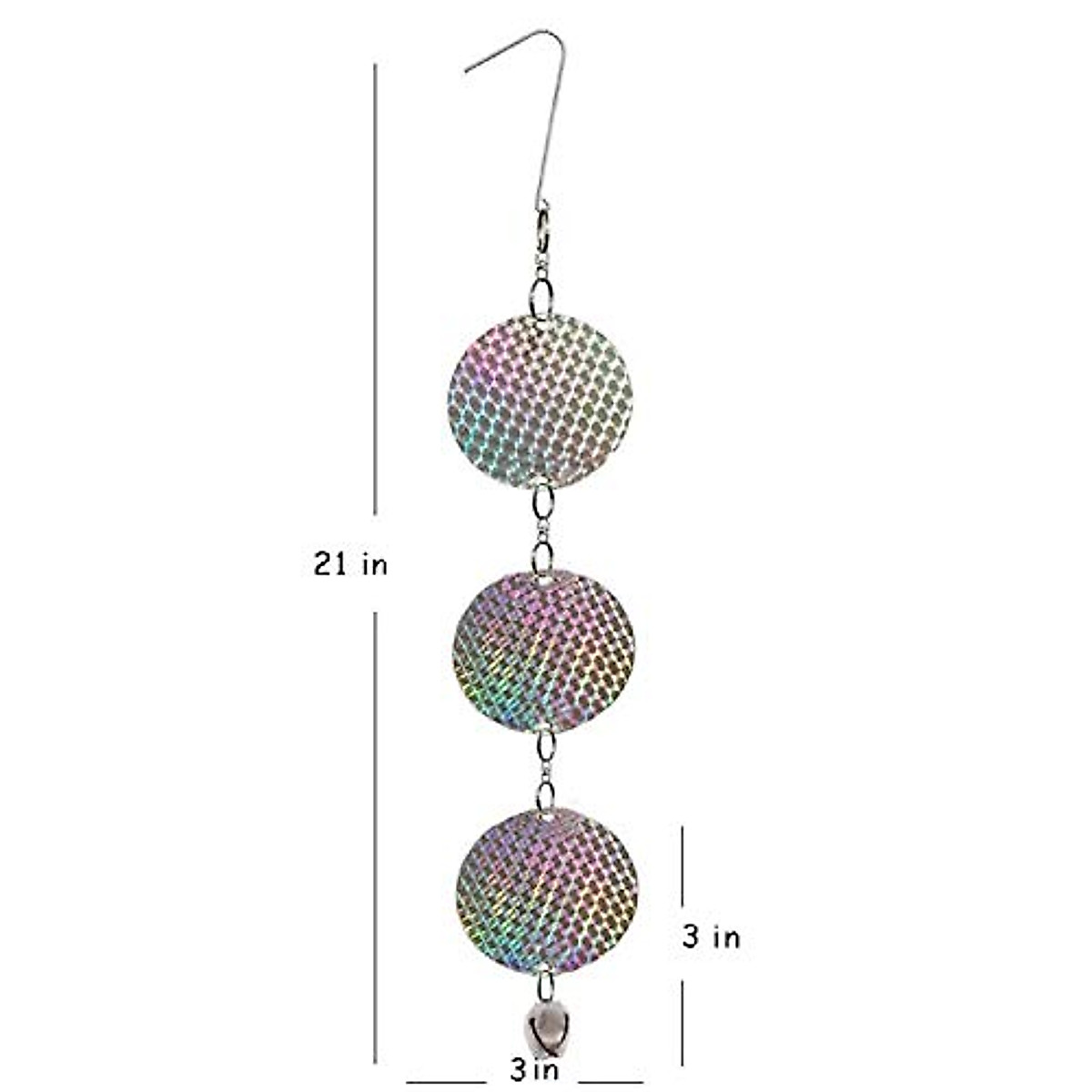 FIAMER Bird Repellent Bird bar Garden Farm Outdoor Multi-Purpose Courtyard Decoration Bird Reflection and Shockproof Protection of Grain farmland Wind Energy Sculpture and Rotating Bird Deterrent