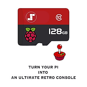 Sonicon Preloaded RetroPie Batocera Emulator MicroSD Card w/28 Systems, 12000+ Games Loaded, Master System/Genesis/Atari/Arcade for Raspberry Pi, Plug Play (128GB, for Raspberry Pi 4/4b+/400)