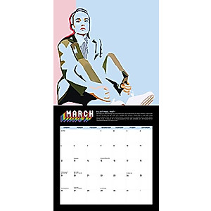 2023 Queer All Year Wall Calendar: Inspiring LGBTQ+ Icons to Celebrate Pride Every Day (17-Month Art Gift)