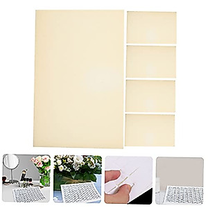 Cabilock 20 Pcs Storage Box Sponge Pad Necklace Display Stand Black Foam Ring Insert Earrings Showcase Tray Ring Display Pad Ring Display Stand Ring Holder Insert White Bracket Lining