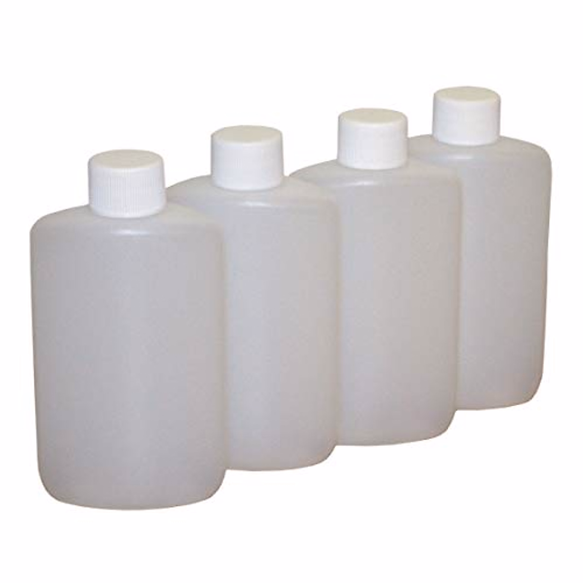 Complete Survival Kits Empty Plastic Travel Bottles Alcohol & Solvent Resistant HDPE Plastic Material Reusable & Refillable Flask First Aid Kit Bottles (4 HDPE Bottles)