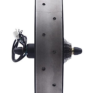 GDAE10 26" Electric Bike Kit, 48V 1500W Brushless Toothless Rear Hub Motor Conversion Kit for 3.2" Width Hub, Cycling Engine Waterproof for Ebike Electric Bicycle Motorbike Mountain Bike