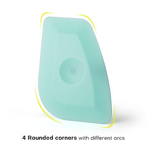 NEWISHTOOL Small Vinyl Scraper 20 Pcs Sturdy Plastic Scraper Tool for Vinyl, Multifunctional Hard Card Multi-Edge Scraper Tool for Window Tint Vinyl Wrap Install Decal Remover Sticker Label Scraper