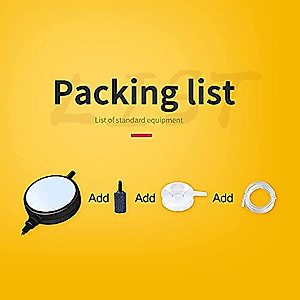 Quiet Mini Air Pump for Aquarium 1.0 Watt Fish Air Pump for 1-20 Gallon Fish Tank with Accessories，Adding Oxygen to Ornamental Fish