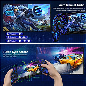 Spican Switch Controllers for Nintendo Switch/Switch OLED Controller, Switch Wireless Pro Controller One-Piece Joypad, Full-Size Ergonomic Handheld Mode Controller Gamepads Standard Controllers