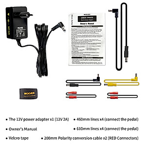 MOOER Micro Power Effects Power Supply for Mini Rigs