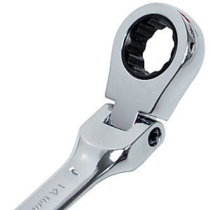 GEARWRENCH 12 Pt. XL X-Beam Flex Head Ratcheting Combination Wrench, 1/2" - 85276