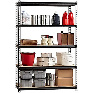 Hirsh 2,300 lb Capacity Iron Horse Shelving - 5 Compartment(s) - 72" Height x 48" Width x 24" Depth