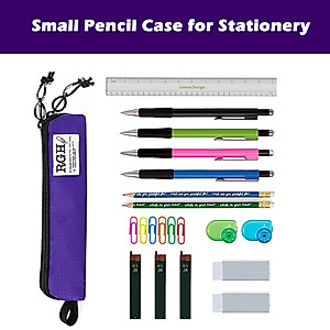 Rough Enough Slim Pencil Case Aesthetic Pencil Pouch for Kids Girls Boys Adult School