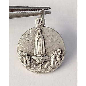 OUR LADY OF FATIMA MEDAL - THE PATRON SAINTS MEDALS - 100% MADE IN ITALY -