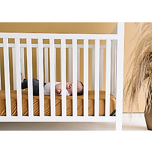 Copper Pearl Premium Knit Baby Crib Sheets for Boys and Girls Breathable and Soft, Fitted Crib Sheets for Standard Baby Mattresses, Crib Sheet for Baby Registry or Shower Gift, Camel