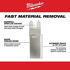 Milwaukee Electric Tools Blade Cutting Wide SEALANT 5PK 49-25-2231