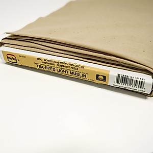 Roc-Lon 44/45'' 100% Cotton, Cut by Yard, Light Tea Dyed 0.97 Inches