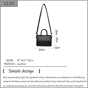 FSD.WG Small Quilted Crossbody Bag,Leather Ladies Shoulder Purses, Classic Satchel Handbag,Phone Wallet Purse for Women