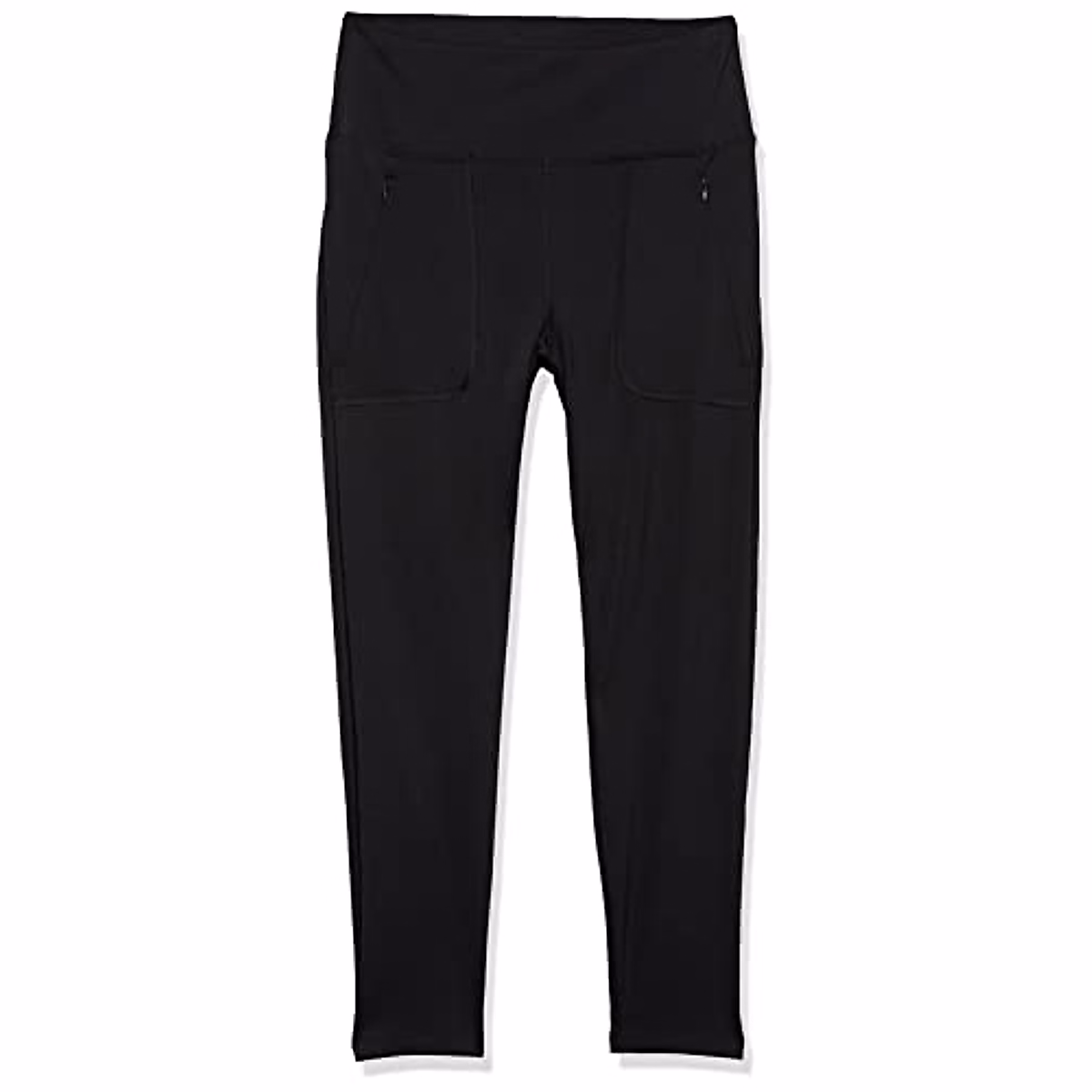 Amazon Essentials Women's Everyday Fitness 7/8 Zipped Legging (Available in Plus Size), Black, 2X