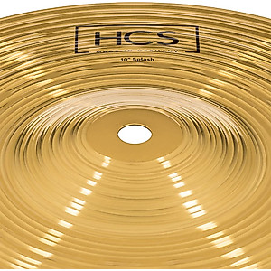Meinl Cymbals HCS 10" Splash Cymbal for Drum Set — Made in Germany — Traditional Medium Brass, 2-Year Warranty, (HCS10S)
