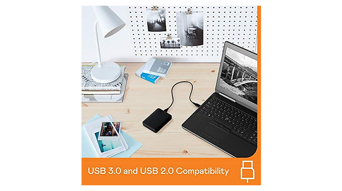 WD 3TB Portable External Hard Drive - Fast, Reliable Storage