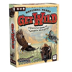 USAOPOLY National Parks Get Wild | Quick-Rolling Dice Game Featuring Iconic National Park Locations | Great Kids Game & Family Board Game