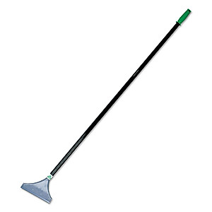 Heavy-Duty Floor Scraper, 8" Blade, 5 Ft Handle, Zinc Alloy