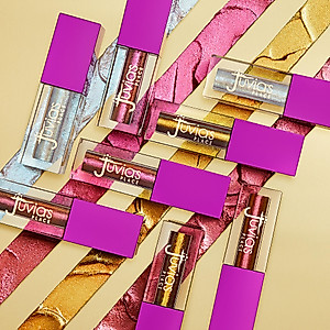 Juvia's Place Culture Duochrome Liquid Eyeshadow Kente - Liquid Eye Makeup for Glitter & Shine, Multi-colored Glitter Liquid Eyeshadow, Sparkly Makeup for Eyes, Women's Glitter Makeup Kit Addition