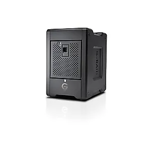 SanDisk Professional 32TB G-RAID Shuttle SSD - Transportable, 8-Bay External Solid State Drive; Thunderbolt 3 and USB-C; Hardware RAID; up to 2800MB/s Read - SDPS24H-032T-NBAAB