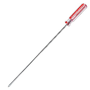 Kyuionty Phillips Screwdriver 10 Inch, Long Screwdriver #1 Magnetic Tip Screwdrivers Extra Long Shaft Cross Head Screwdriver