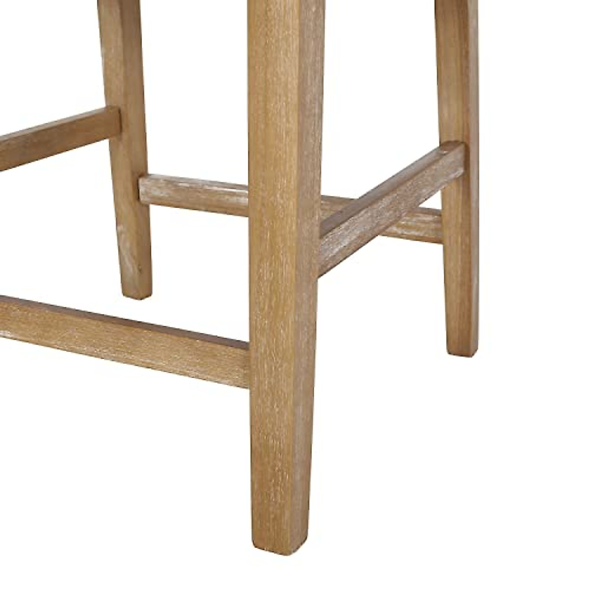 Christopher Knight Home Armga Upholstered 26 inch Counter Stool - Beige/Weathered Brown